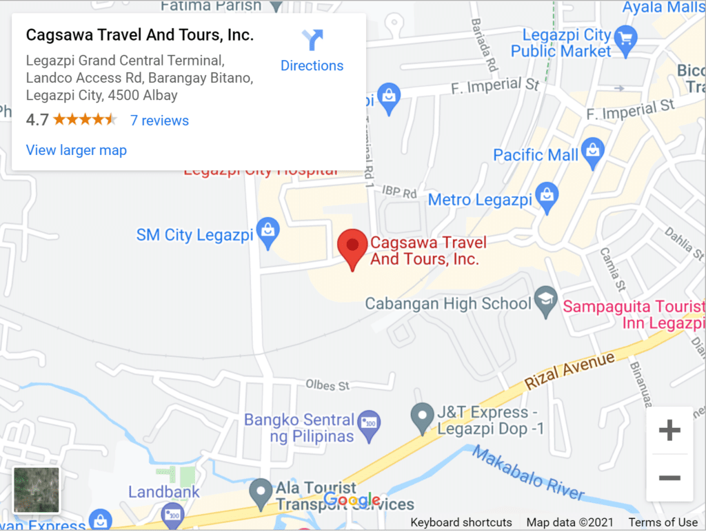 CAGSAWA Bus Schedules | Bus to Legazpi | Tabaco, Albay | Terminal & Fares