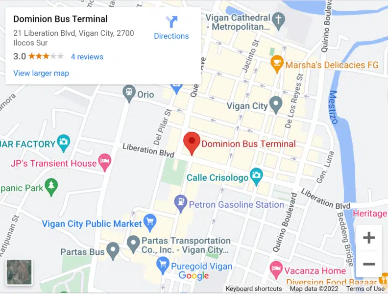 Dominion Bus | Manila to Abra | Bus Schedules & Fares | Online Booking